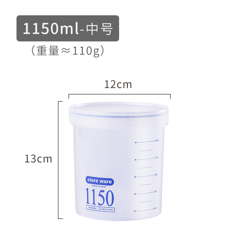 Mimu прозрачная пластиковая герметичная банка для сухого молока банка для еды кухонный ящик для хранения зерна банка