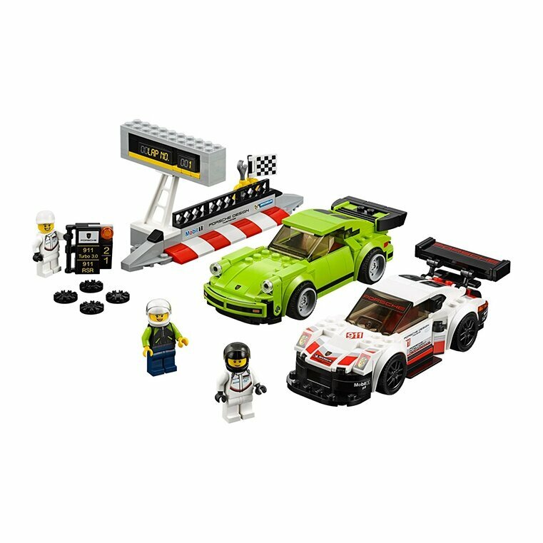 LEGO Super Racing Collection Porsche 911 RSR Turbo 3,0 Конструкторы 301 600 шт. 75888