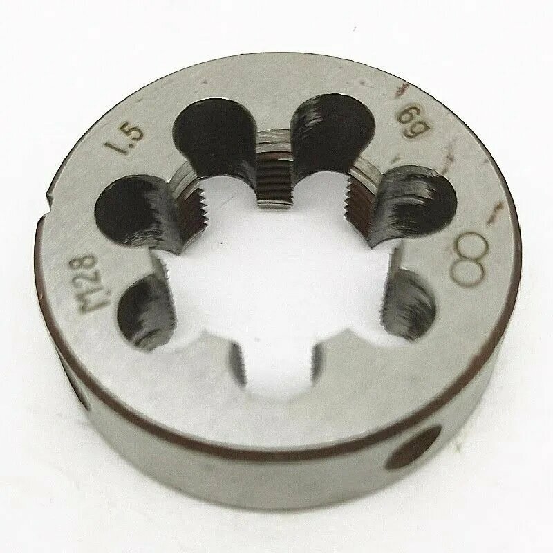 Плашка ручная, М28х1,5, Сталь инструментальная, 1 штука, FUDO