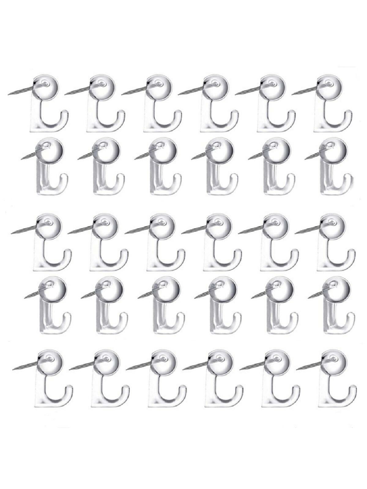 50 шт Многофункциональная кнопочная кнопка в форме крючка для отображения фотографий документов