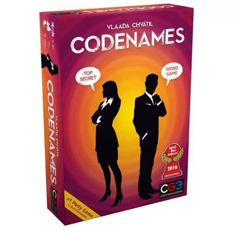 Настольная игра для компании и вечеринки Кодовые Имена Codenames, GaGa Games