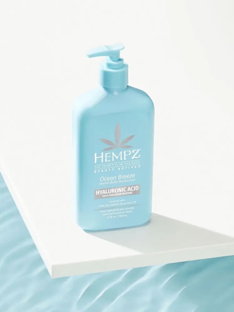 Hempz Молочко для тела c гиалуроновой кислотой Свежий ветер Beauty Actives Ocean breeze Moisturizer, 500мл