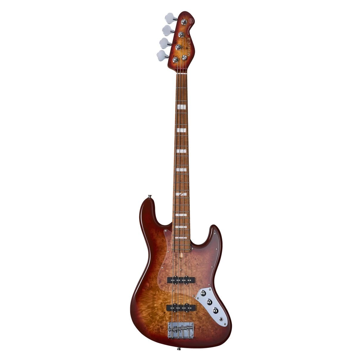 Бас-гитара MOOER MBJ420 Red Burst — фото 1