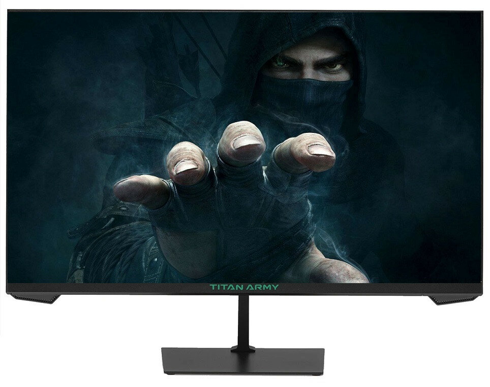 23.8" Монитор Titan Army P24H2G, 1920x1080, 165 Гц, VA, LED, 4000:1, 300 Кд/м², черный