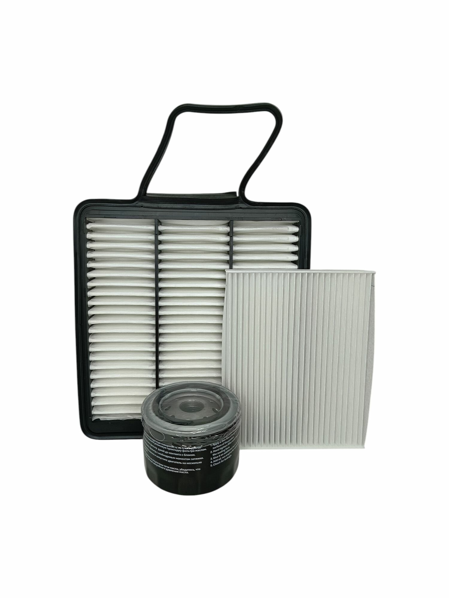 Фильтр воздушный + масляный + салонный комплект для Ховер Н5 (дизель) (Great Wall Hover H5 дизельный)