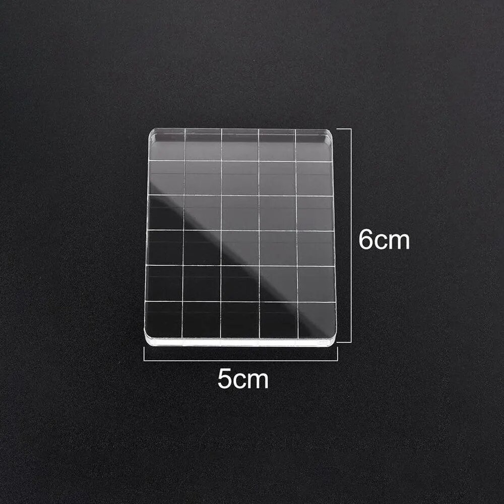 Акриловый блок для прозрачных штампов, резиновых штампов на клеевой основе, декоративных инструментов ручной работы