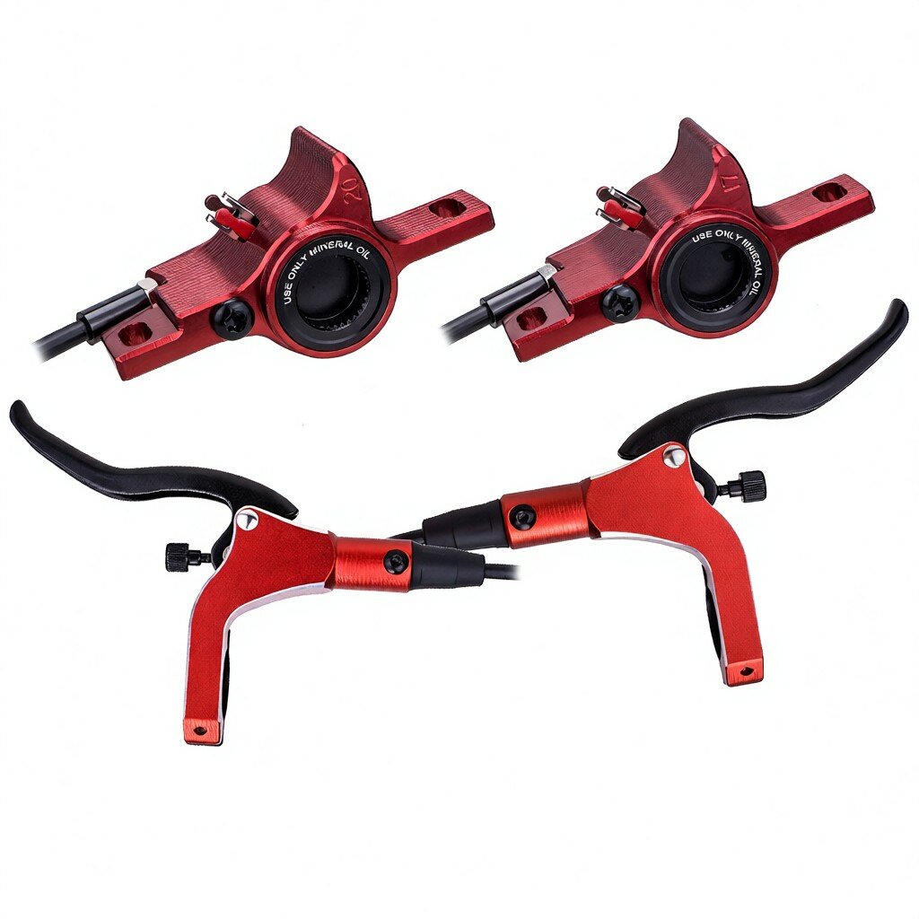 Гидравлические Тормоза: Алюминиевый Сплав Быстрая Замена Комплект - Универсальные Велосипедные Аксессуары С Долговечной Реакцией Дисковый Тормоз for Горный И Шоссейный Велосипед