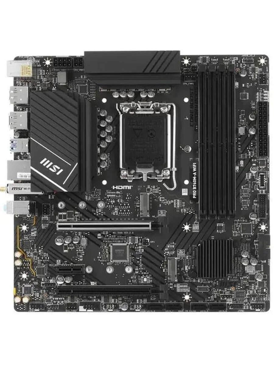 Материнская плата PRO B760M-A WIFI - LGA 1700, DDR5