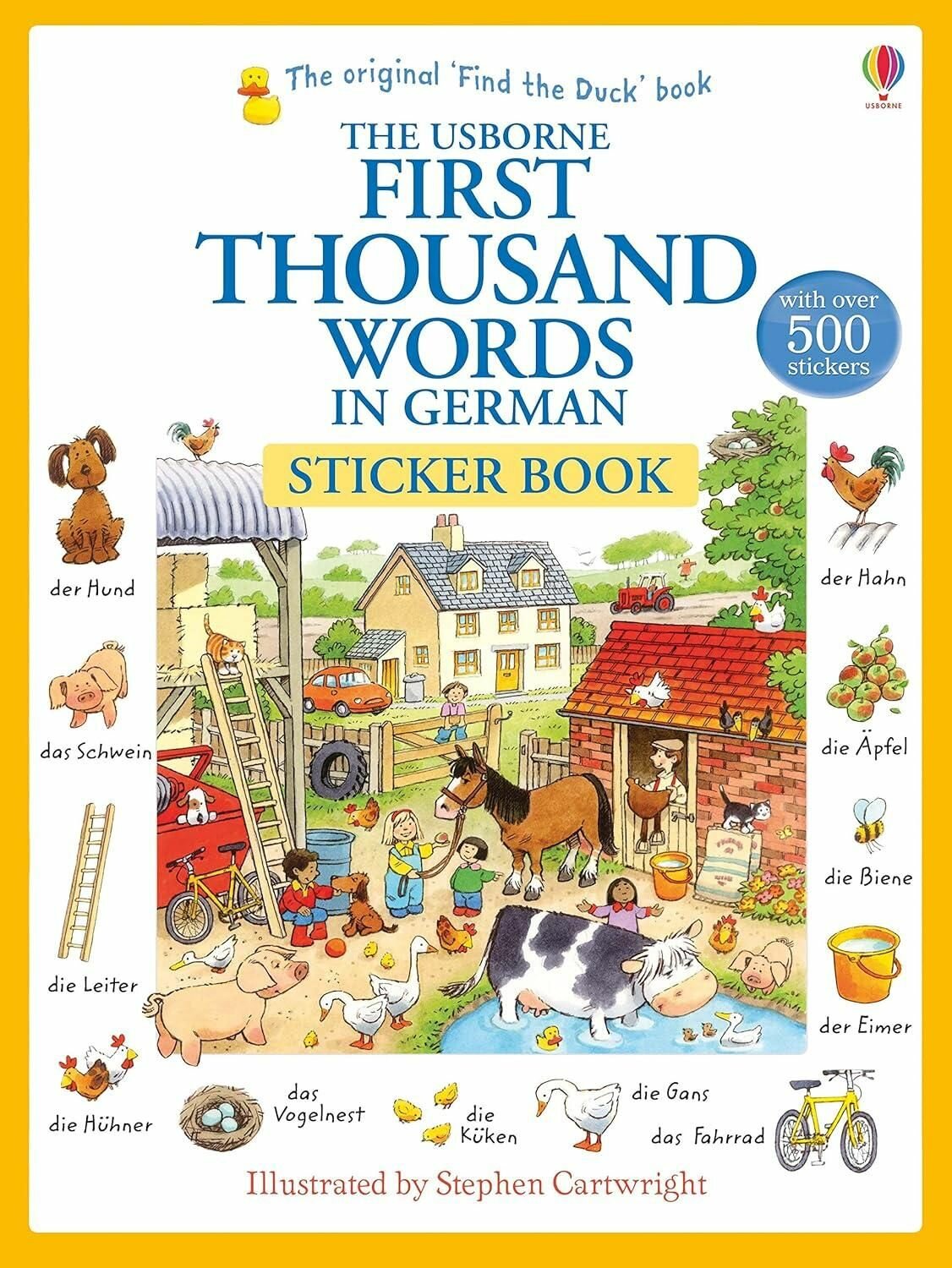 First Thousand Words in German Sticker Book