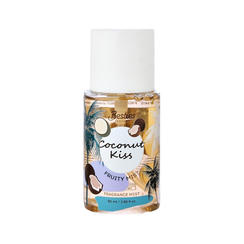 Парфюмированный мист для тела BESTIES FRUITY MIST coconut kiss (жен.) 85 мл