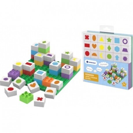 Конструктор "Фигуры" 37 деталей Нордпласт 480631