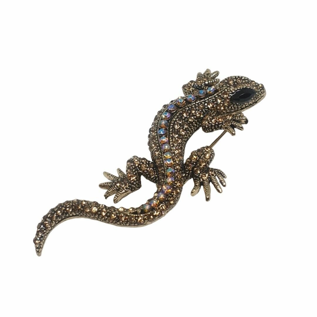 Брошь, стразы