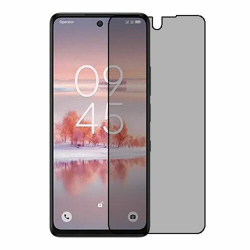 Скрин Мобайл защитный экран для TCL 60 NxtPaper 4G из нано стекло 9H приватное