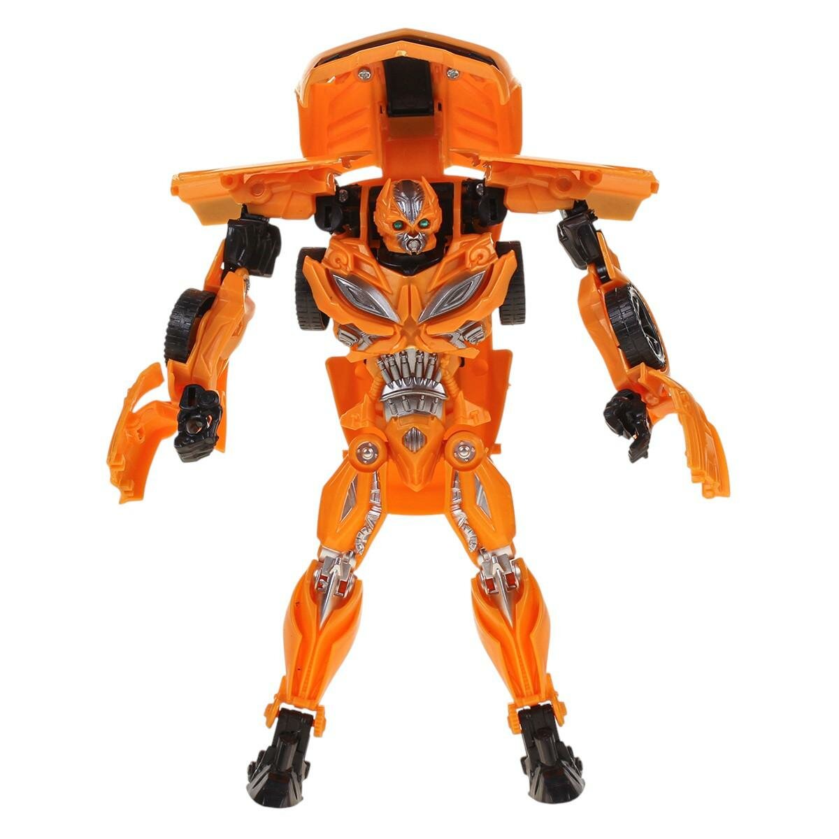 Робот трансформер "ROBOT PRIME", механизм трансформации, пластик, оранжевый, детализация для сюжетных игр