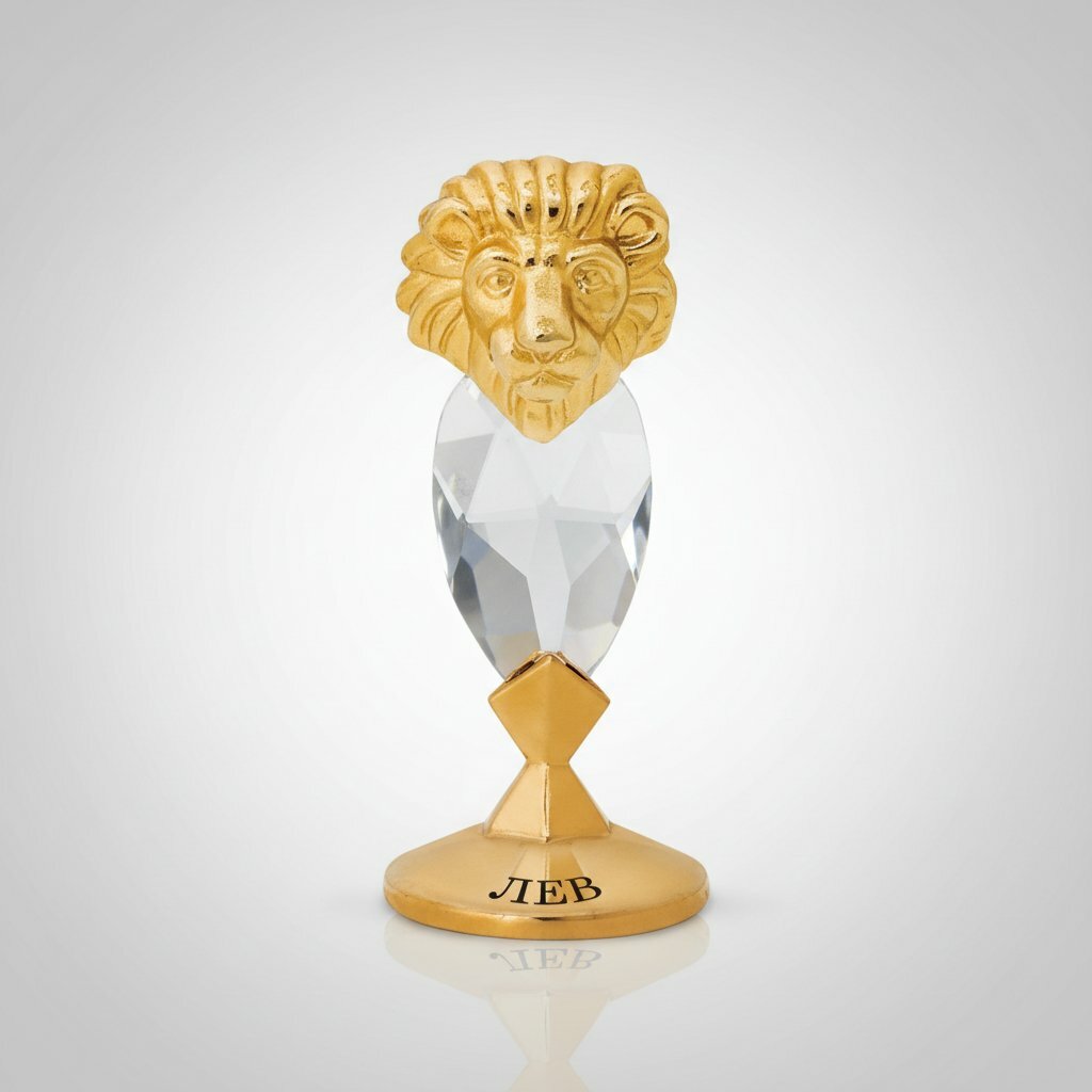 Фигурка Знак Зодиака - Лев A7800 Crystal Temptations, Металл, кристалл