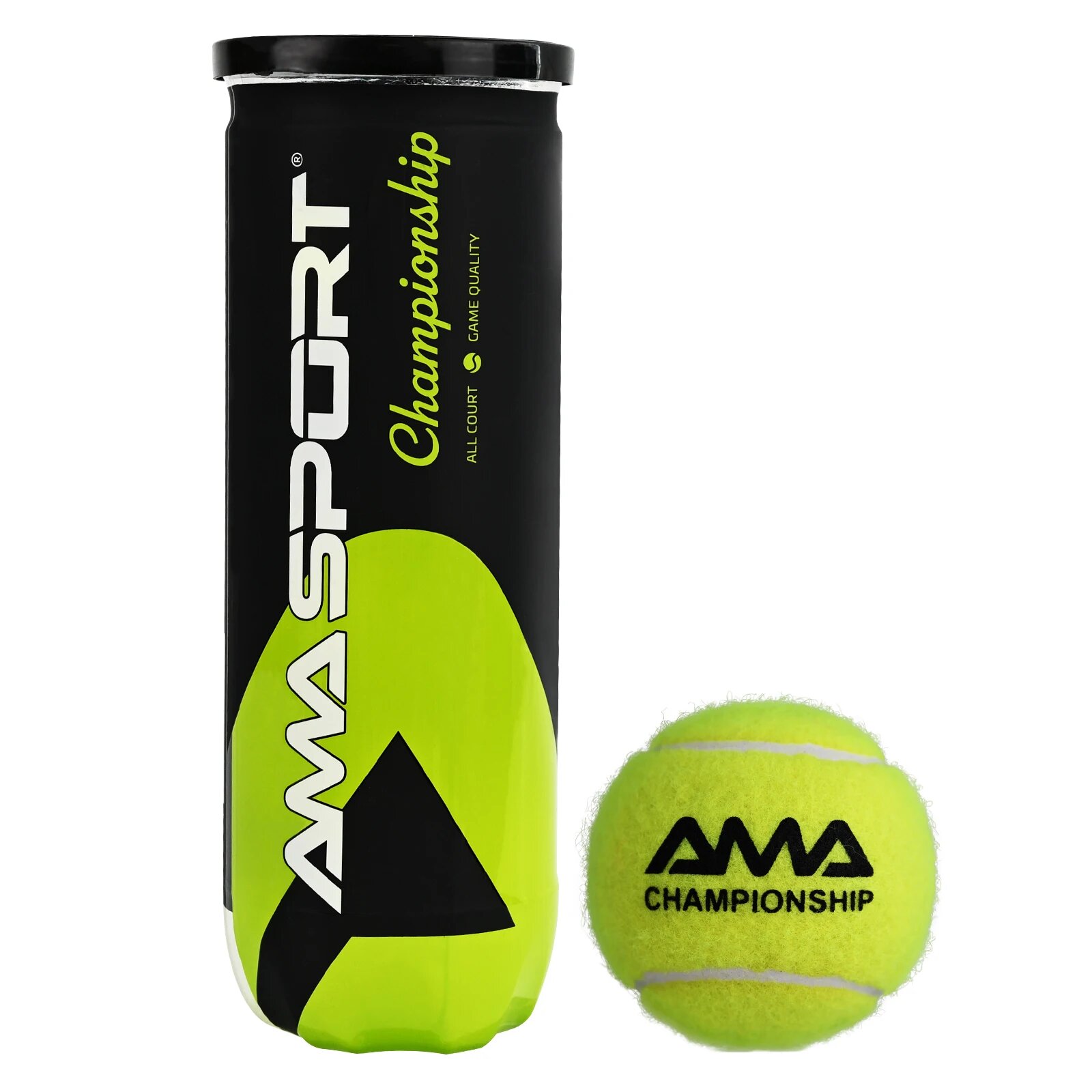 AMASPORT Padel Court Balls Зеленый, Championship 3balls