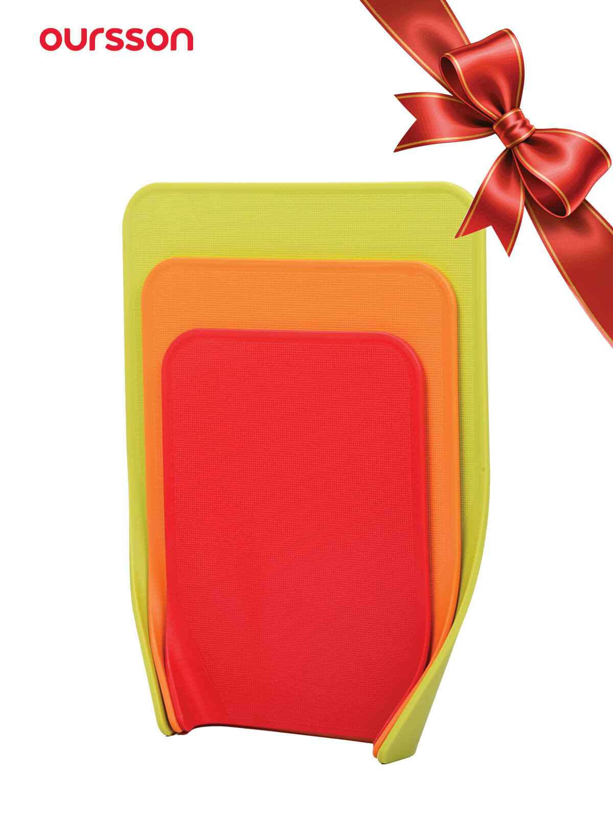 Набор разделочных досок "Color Helpers" Oursson CB3400SP/MC , 3 доски, пластик, цветные