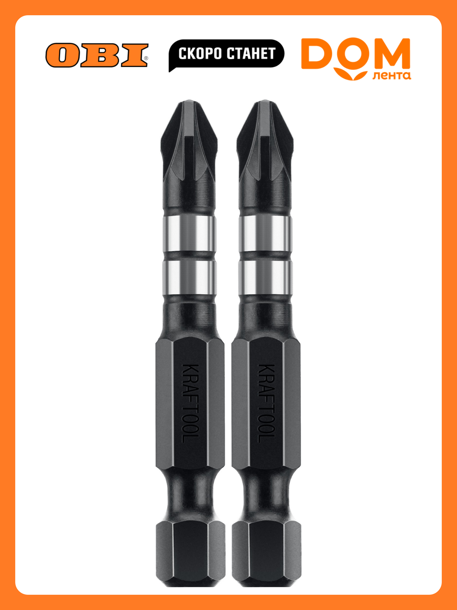 Биты KRAFTOOL 26193-2-50-S2