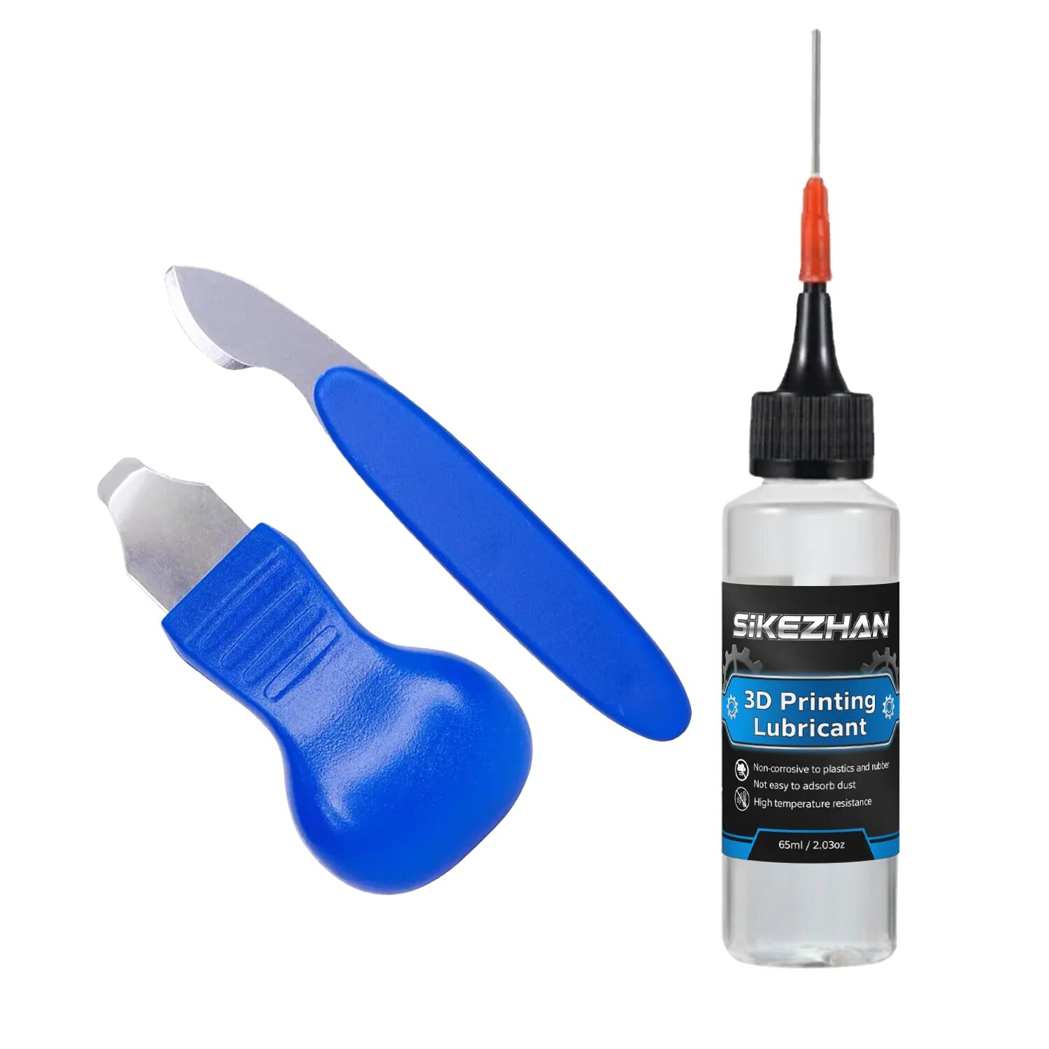 Набор для обслуживания 3D-принтеров: масло и инструмент для удаления заусенцев