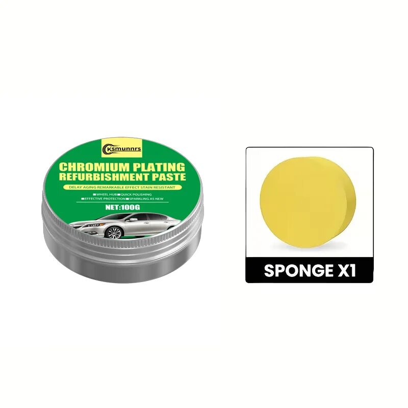 Крем Для Восстановления Хрома Автомобиля, Полировочный Крем Для Оконных Ручек, Средство Для Удаления Царапин