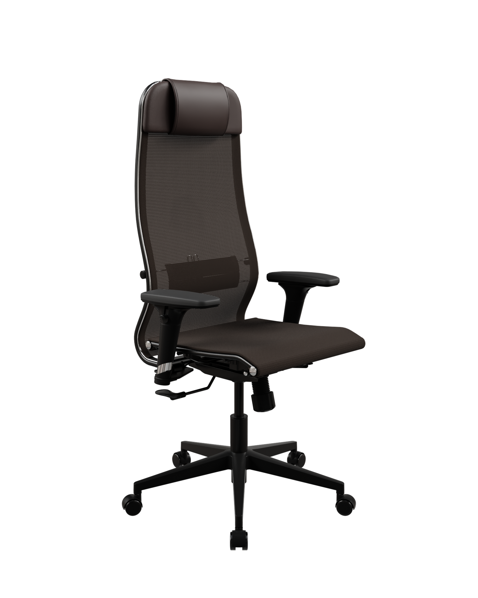 Компьютерное кресло ErgoLife Set 4 (подл.131/осн. Synchro 052), 2D, темно-коричневый (237. D.1.3A3)