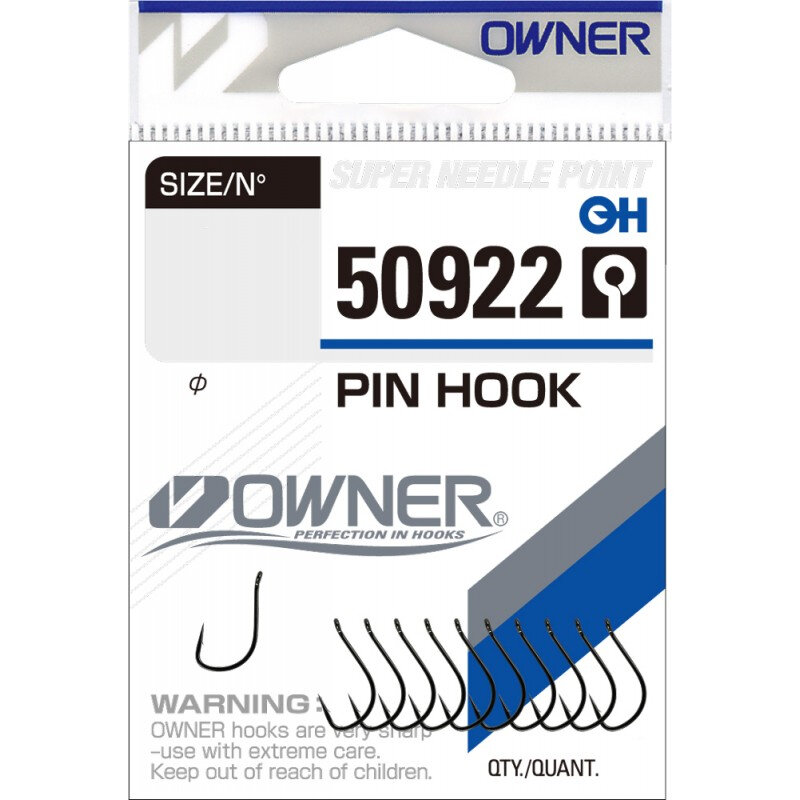 Крючок Owner 50922 №8 Pin Hook BC — фото 1