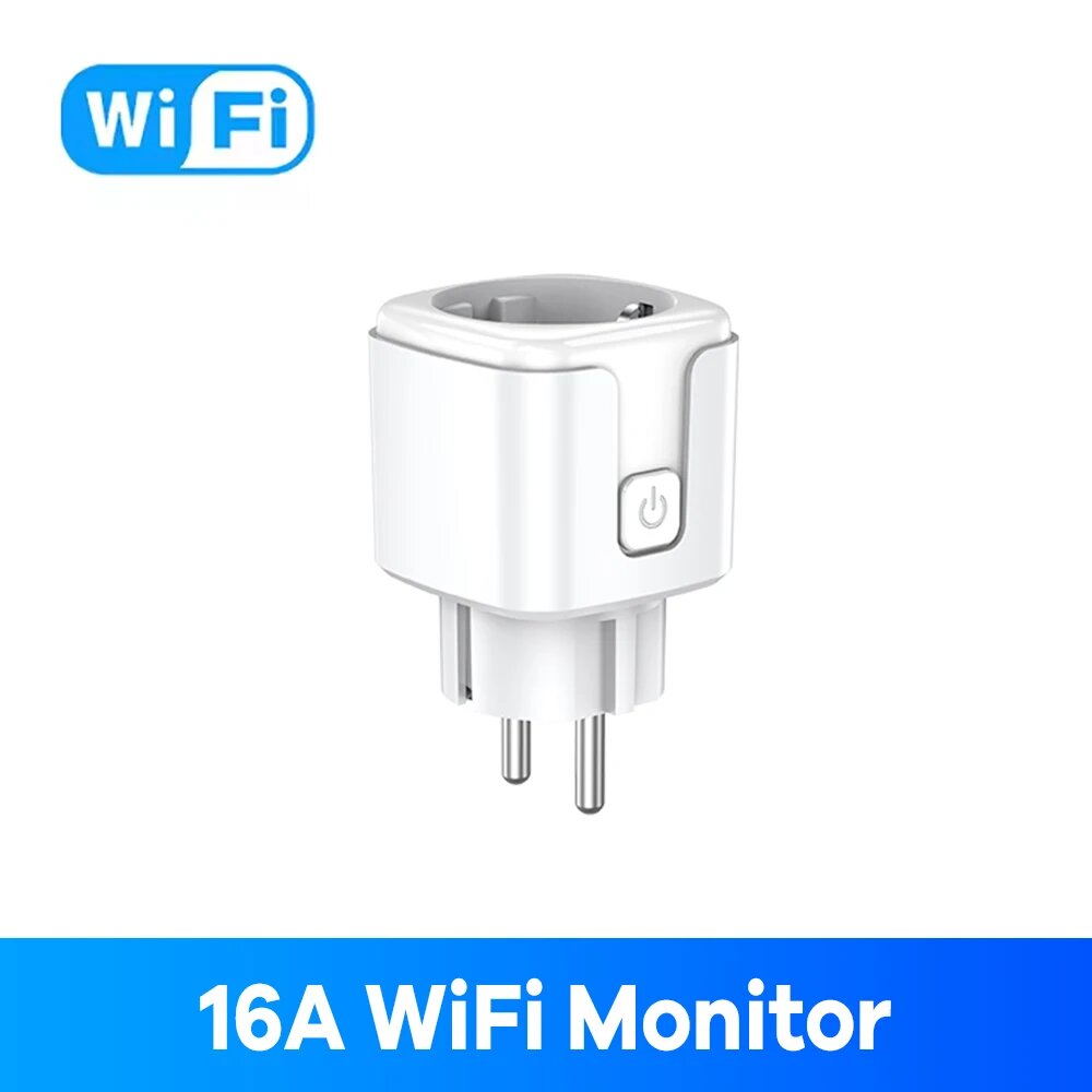 Wi-Fi розетка 16A Monitor Белый