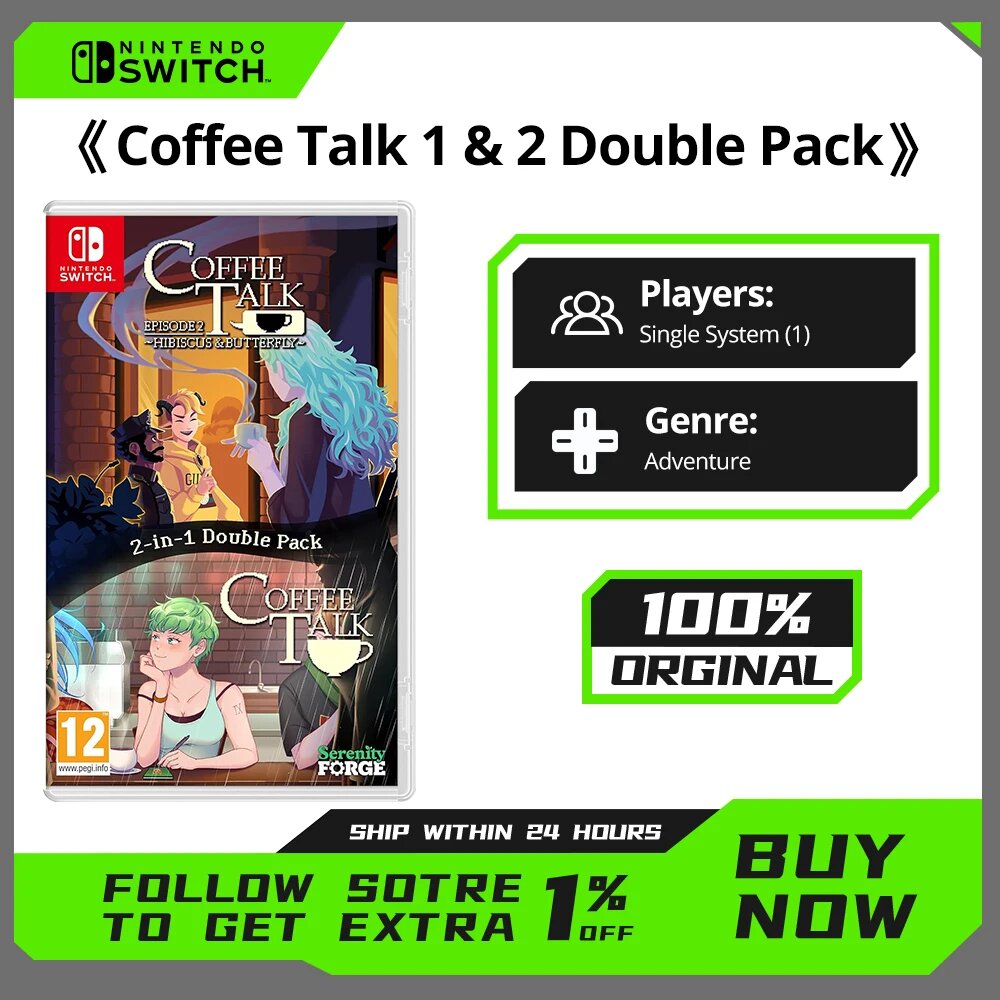 Nintendo Switch игра Coffee Talk 1 & 2 — фото 1