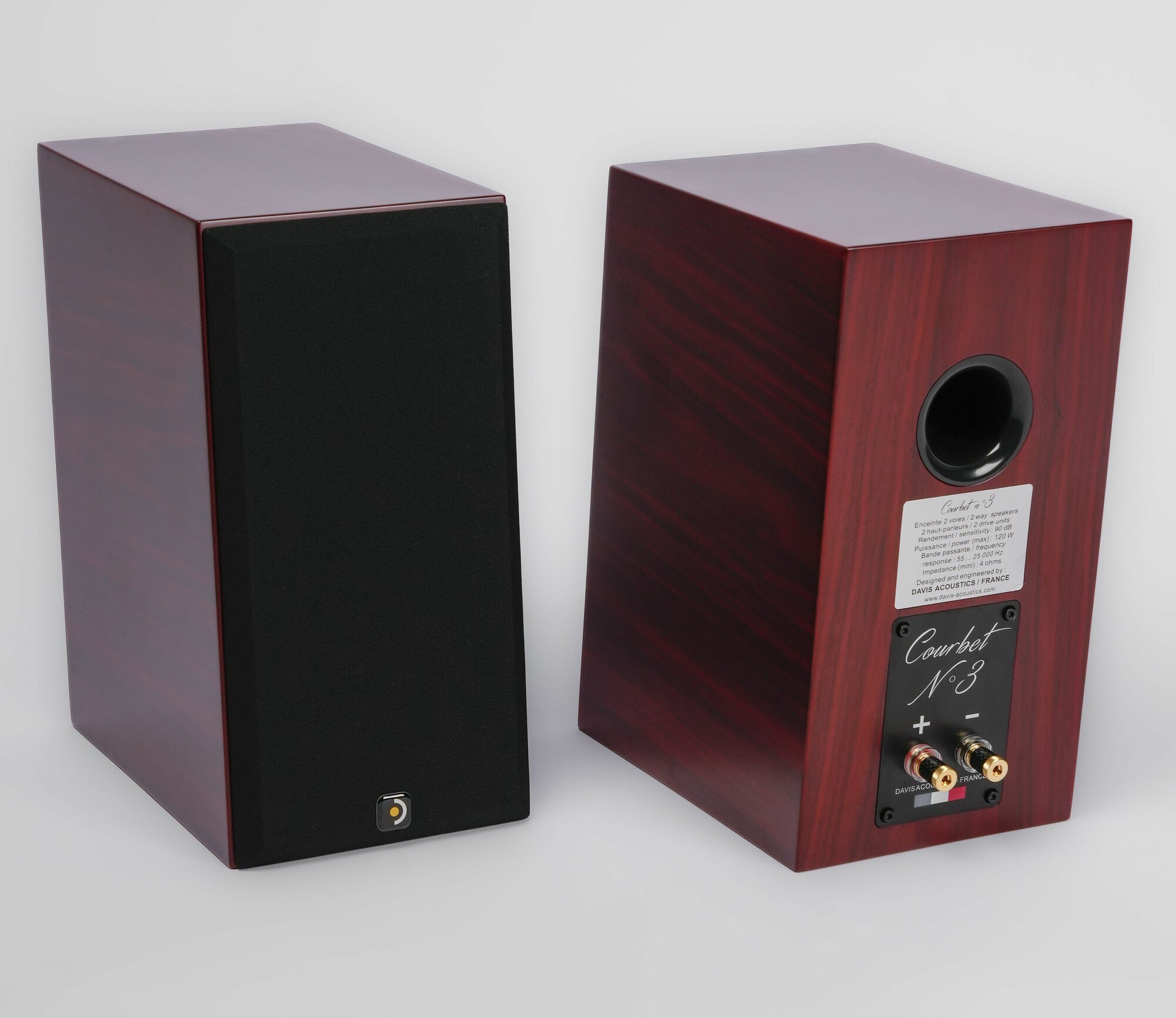 Полочная акустика Davis Acoustics Courbet 3 Red Wood