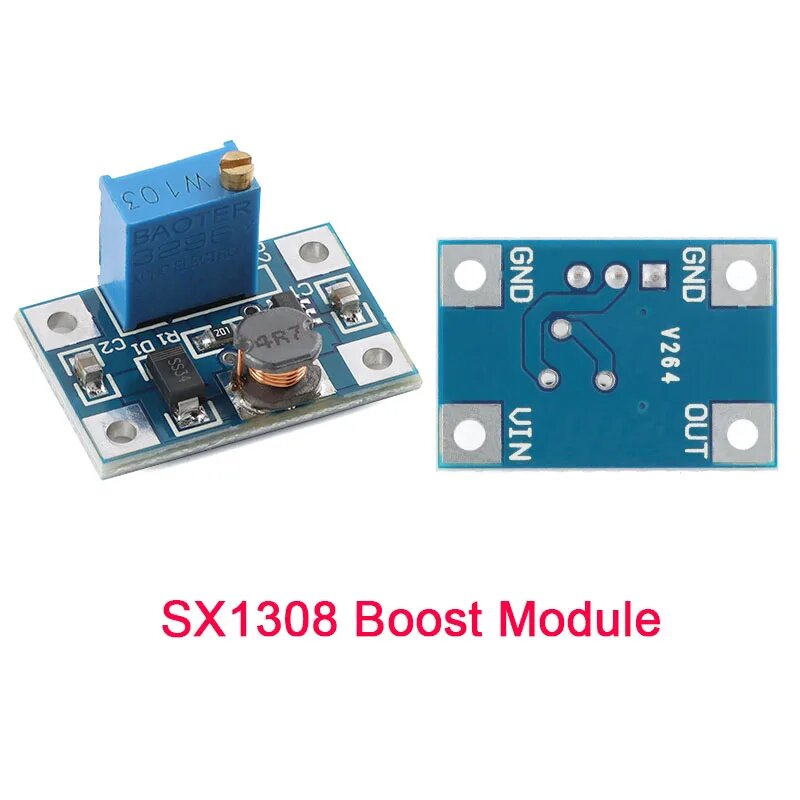 CORE SET MT3608 DC-DC повышающий модуль 2A 5Pcs, SX1308 Boost Module
