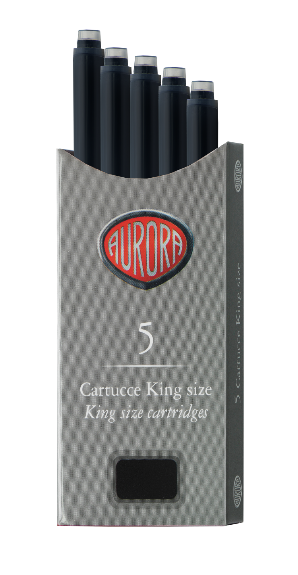 Картридж с чернилами для перьевой ручки Aurora Black, упаковка из 5 шт, 129-N1