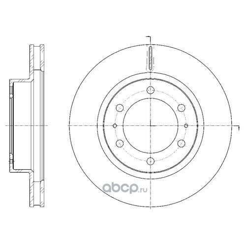 Диск тормозной G-brake GR-20949 G-brake GR20949
