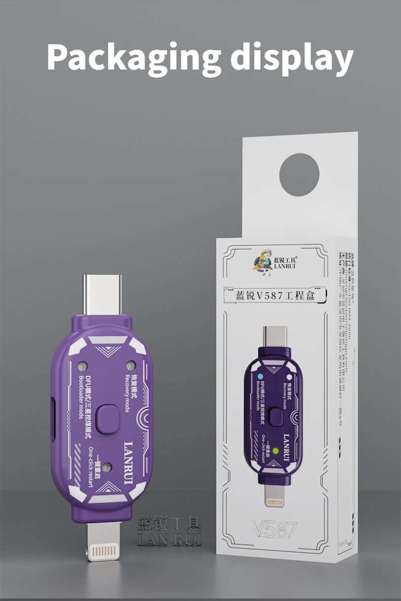 TULX Lanrui V587 Инженерный бокс для восстановления iPhone и Android