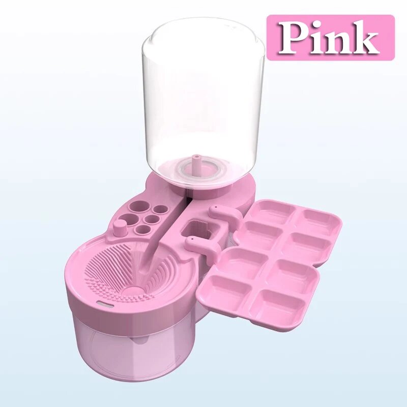 Ведро-очиститель для кистей rtr43 1pcs pink