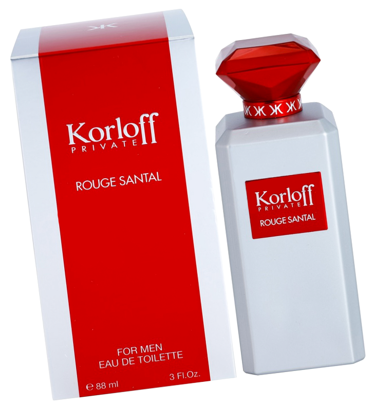 Туалетная вода Korloff Paris Rouge Santal для женщин и мужчин 88 мл - Карлофф Париж Руж Сантал