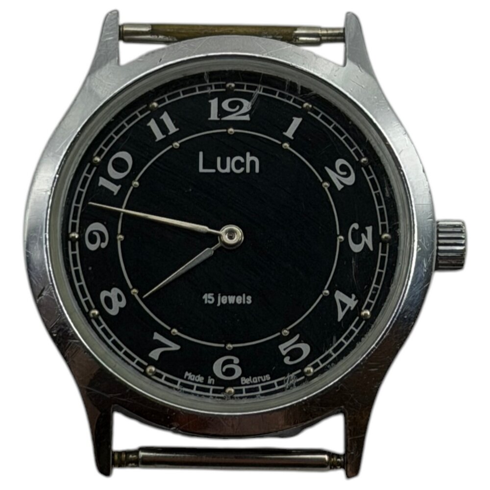 Наручные механические часы "1801.1 - Luch, 15 камней" 1991-2000 гг. Минский ЧЗ, Беларусь