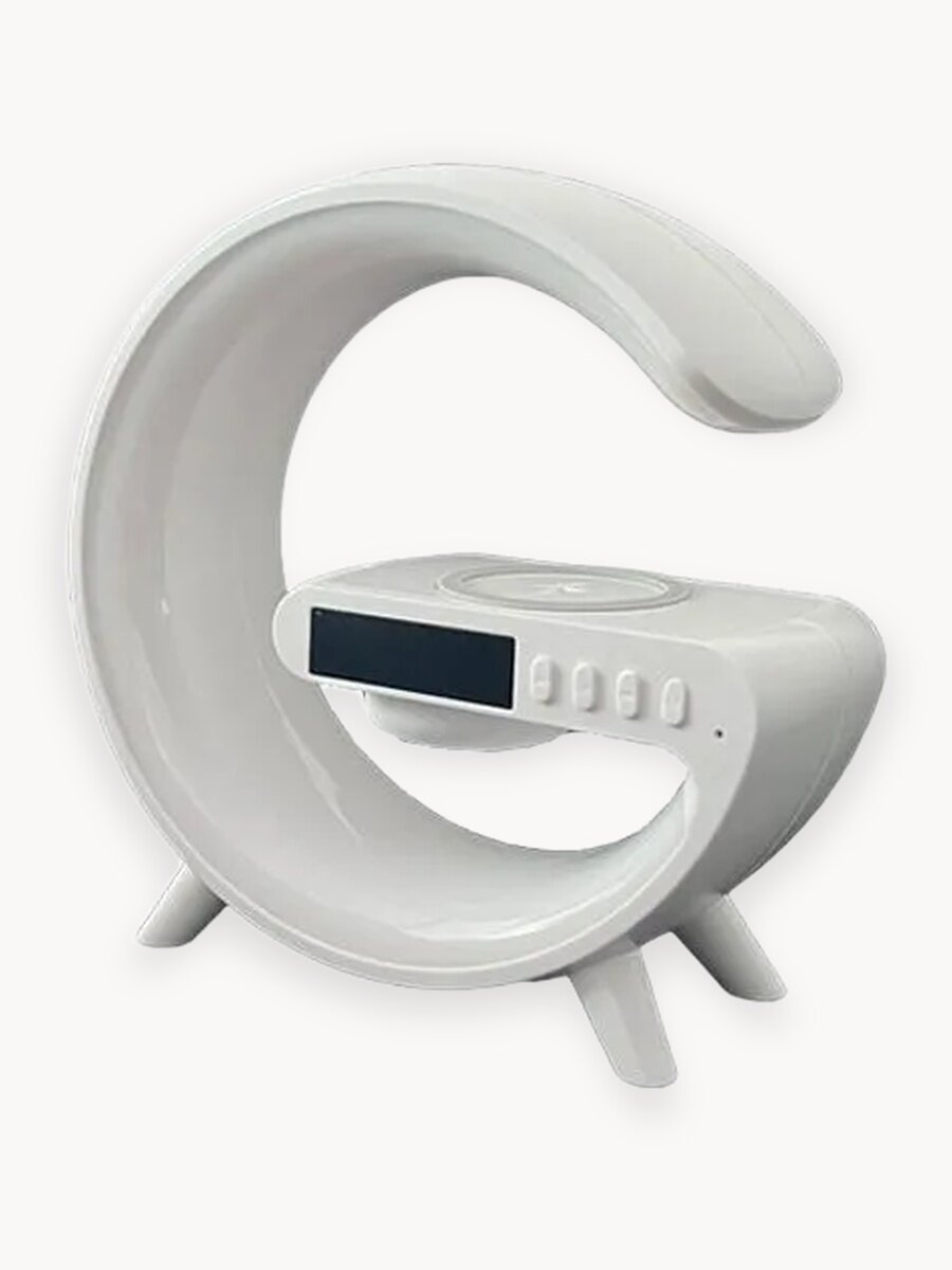 Ночник с Bluetooth колонкой и беспроводной зарядкой — стильный аксессуар для дома