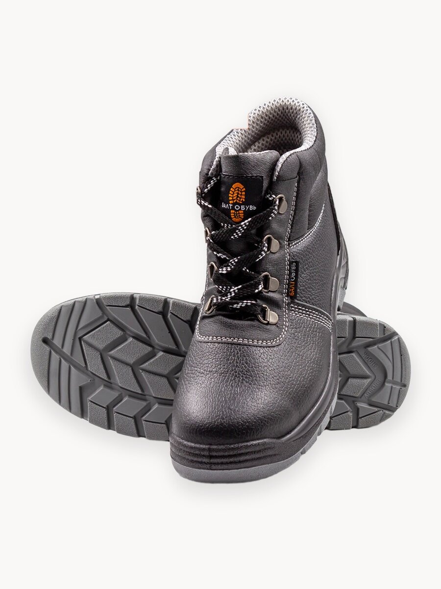 Ботинки рабочие BALTSAFETY, рабочие, кожаные, с металлическим подноском, подошва ПУ\ПУ, 40 р