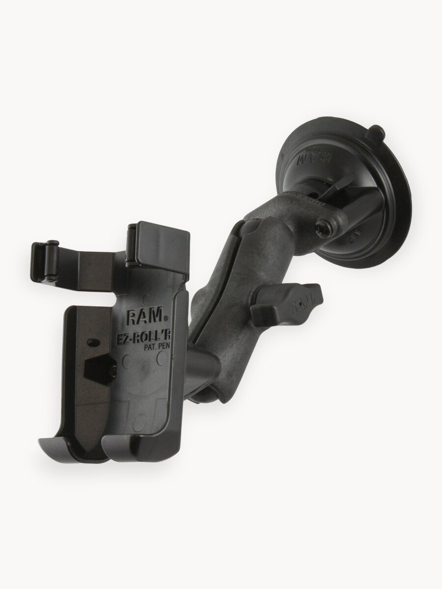 RAP-B-166-GA40, композитное крепление на присоске RAM Twist-Lock для Garmin GPSMAP 73 и др.