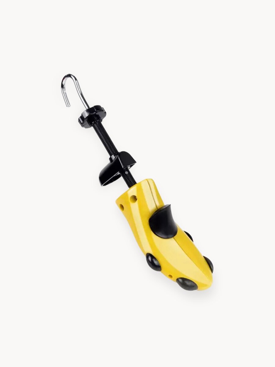 Растяжка для мужской и женской обуви 40-46. Пластиковая, желтая.