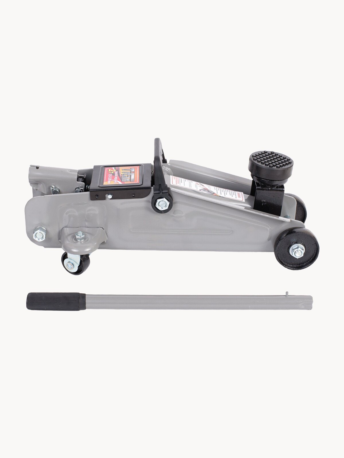 Домкрат подкатной 2т в кейсе (135-320 мм) гидравлический автомобильный с рукояткой для переноски TITAN, ZQ20011