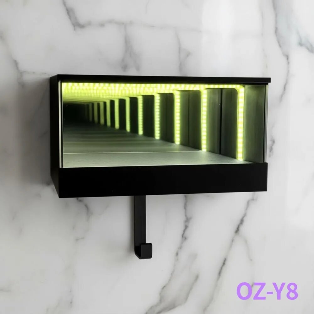 Milochic Зеркало настенное "JH1EZ5OS5ZZ1TF9HS6HU2-VM0X9J1NCU", 7.7 см х 7 см, 1 шт