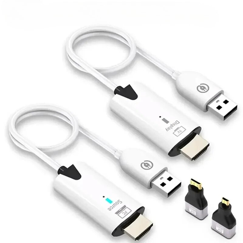 Беспроводной HDMI-адаптер 1080P White and micro mini
