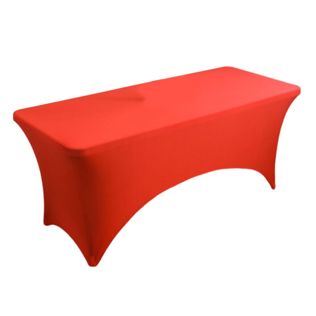 Спандекс Скатерть Полиэстер Установлен Прямоугольный Стол Ткань Растягивается Стол Накрыть Плотно Установлены Стол Накрыть Свадебный