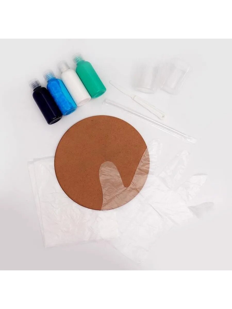 Творческий набор для флюид-арта «Морской прилив»