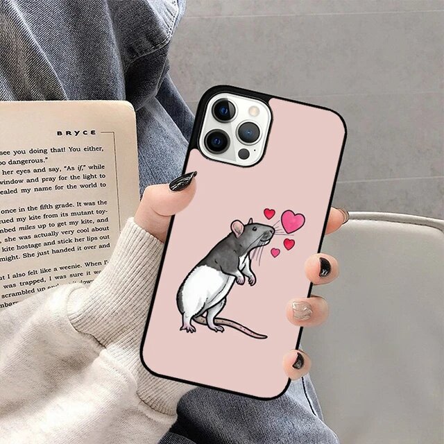 Чехлы для мобильных телефонов с милыми мультяшными животными и крысами для 010, for iPhone 15pro max