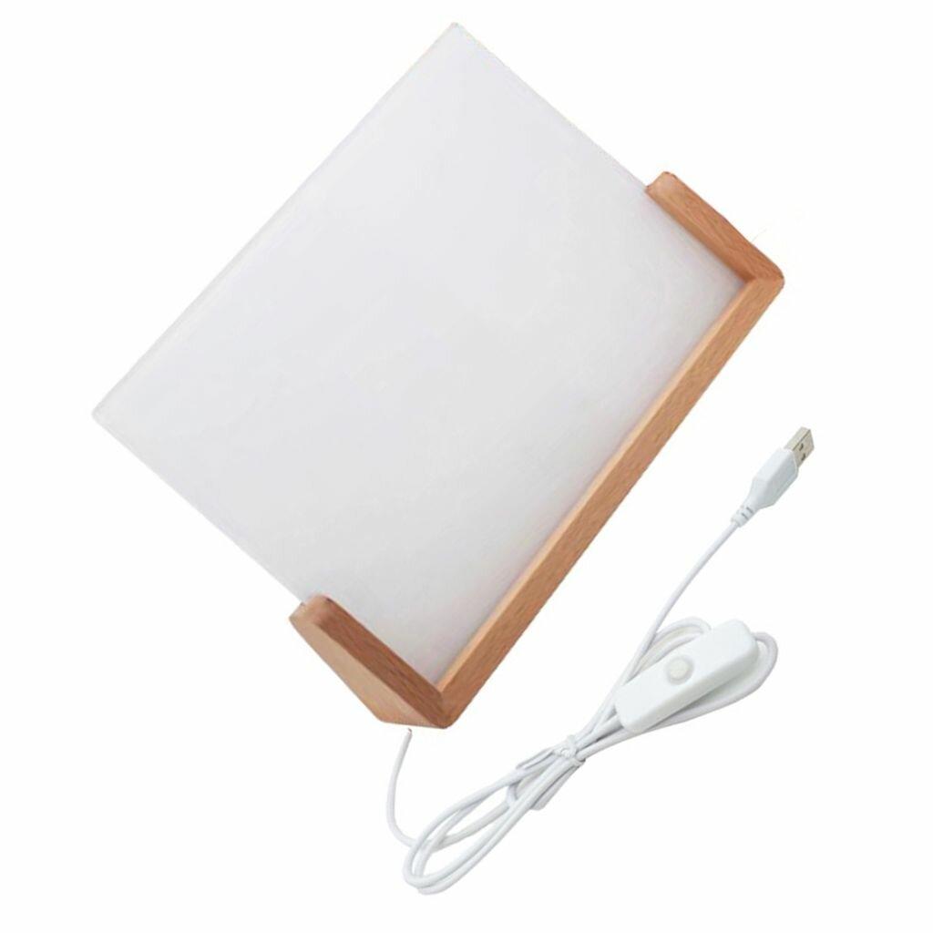 Акриловая фоторамка с термопереносом-светодиодная фоторамка 8 дюймов горизонтальная версия 2