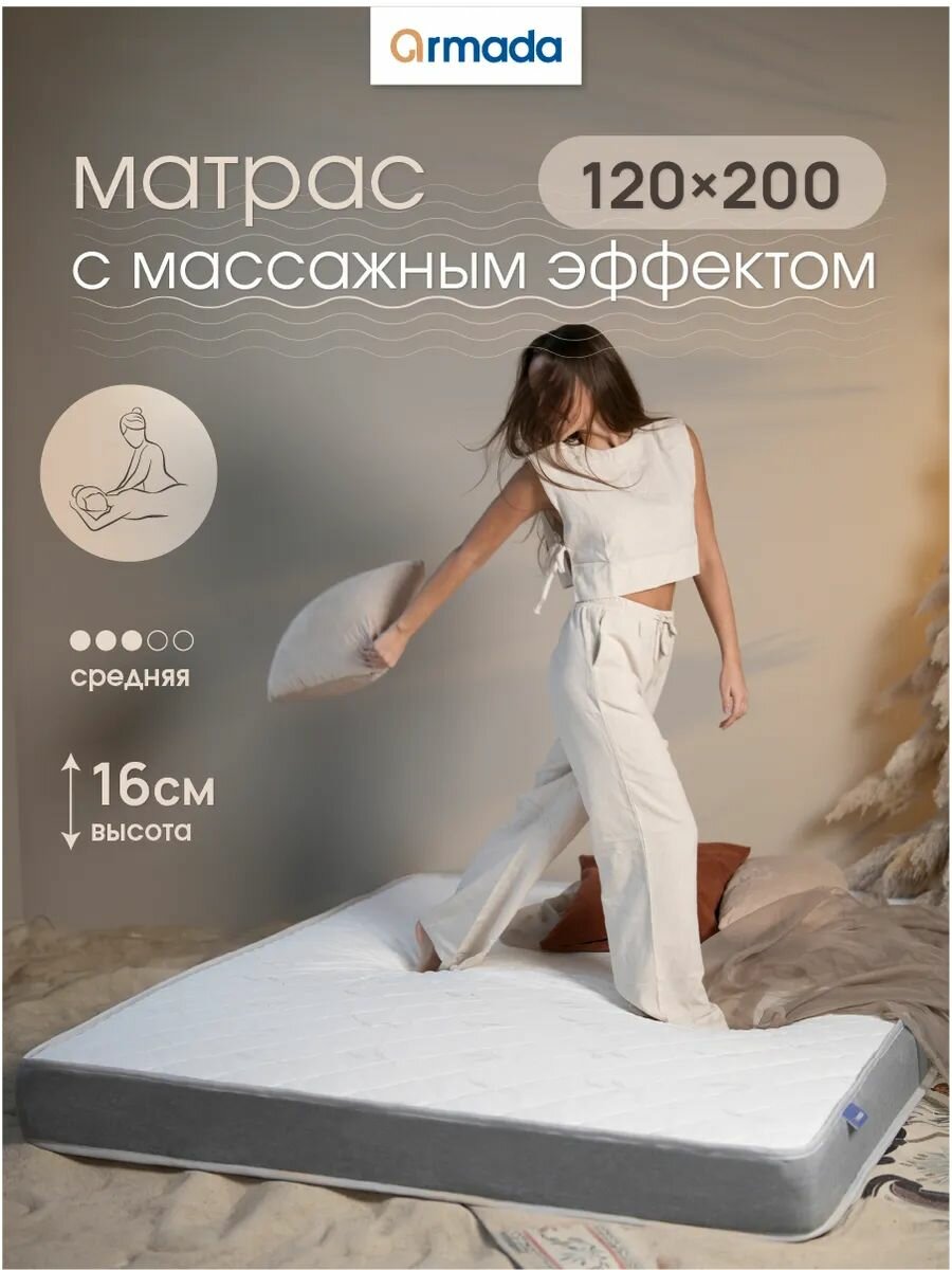 Матрас 120х200 беспружинный