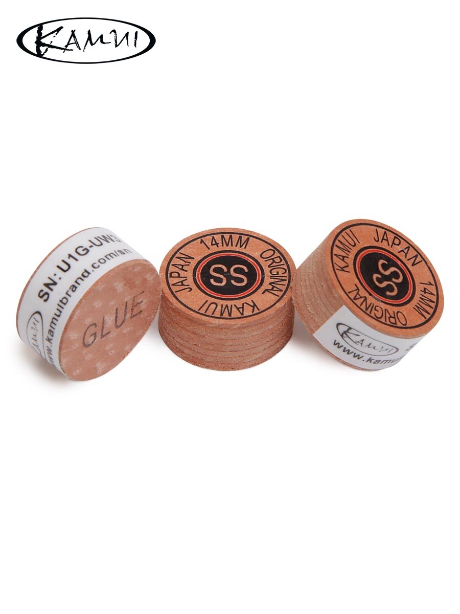Наклейка для кия Kamui Original 14 мм Super Soft, многослойная, 1 шт.