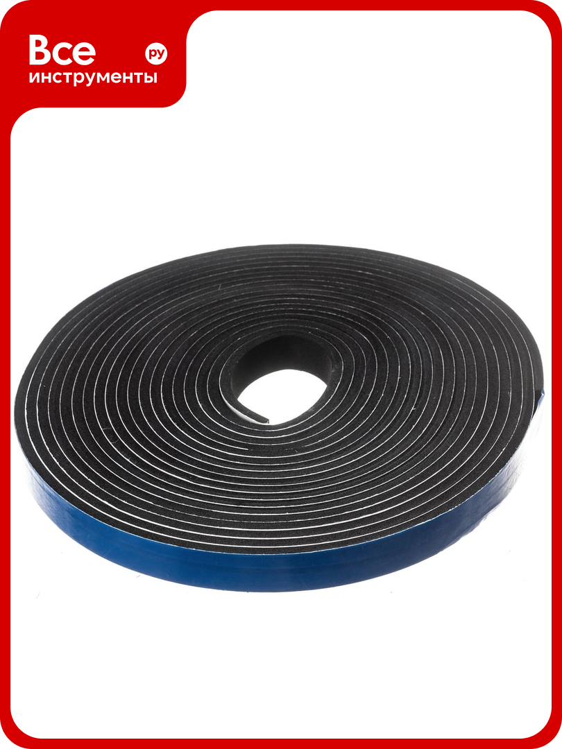 Самоклеящийся уплотнитель тризам (EPDM резина; 5х20 мм) TRZ0102, 20 мм